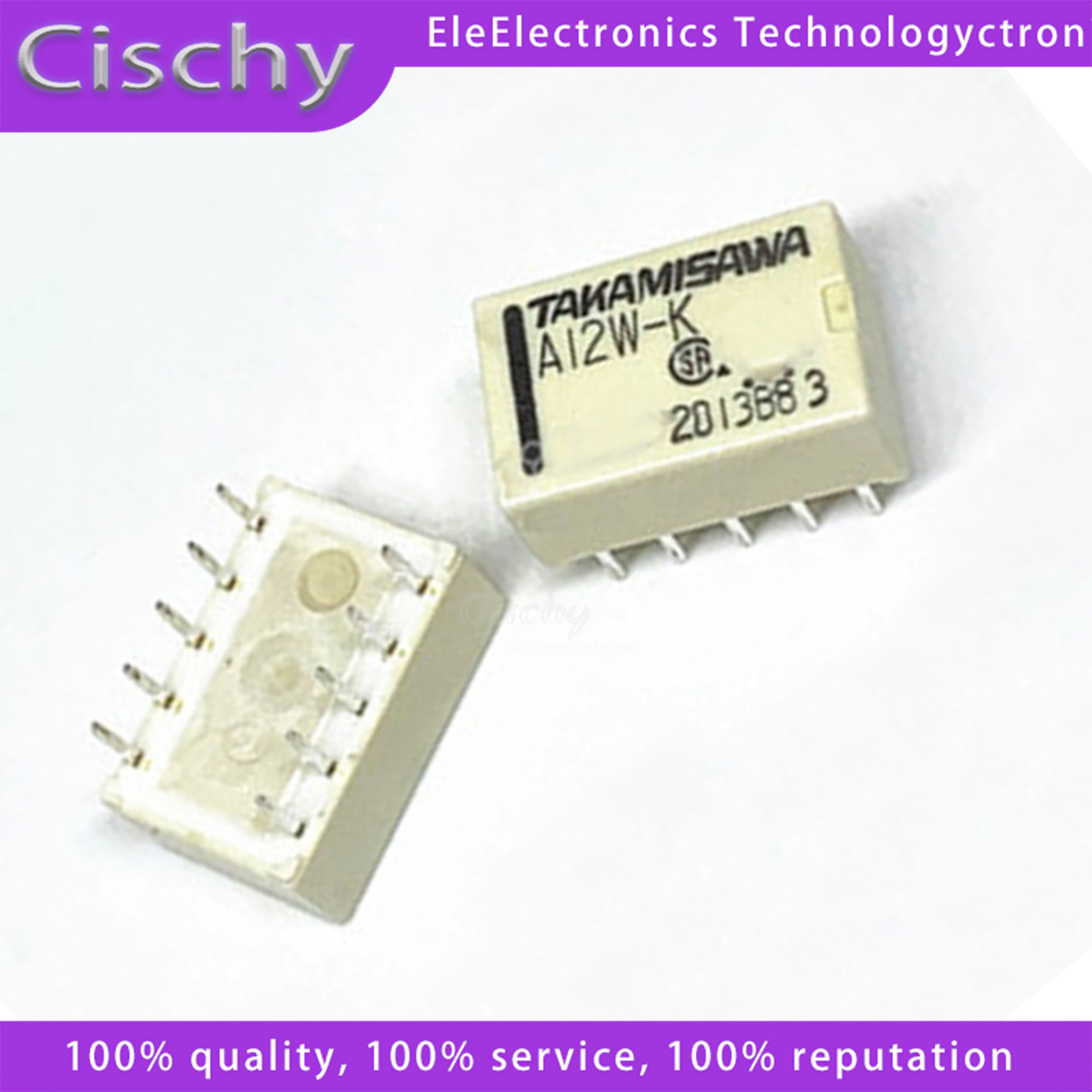 1 unids/lote relé de A5W K A12W K A24W K 5VDC 12VDC 24VDC 10 12V pin 5V 24V DIP 10|Circuitos ...
