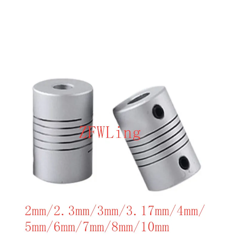 2pcs-Aluminium-CNC-Motor-Jaw-Shaft-Coupler-Flexible-Coupling-2-2-3-3-3 ...