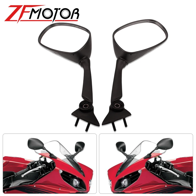 Motorcycle-Left-Right-Side-Rear-Rearview-Mirror-For-YAMAHA-YZF-R1-2009 ...