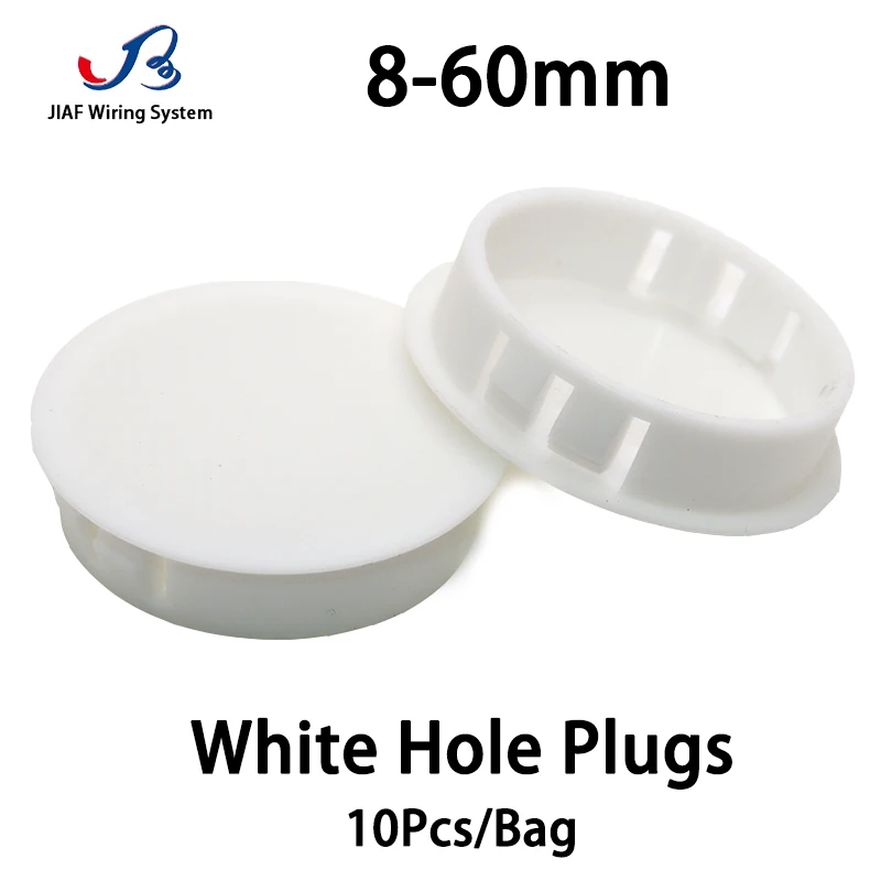 Plastic Plugs Cover Hole Nylon Plugs Dust Caps Flat Head Reserved Hole ...