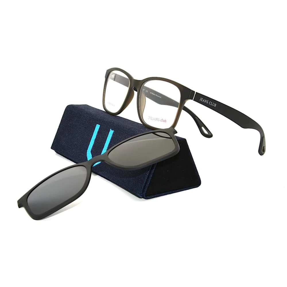 Jeans Club – Lunettes Optiques Classiques À Grande Monture Carrée ...
