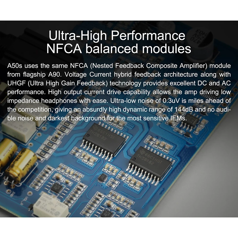 Topping A50s single-end 6.35mm Headphone Amplifier