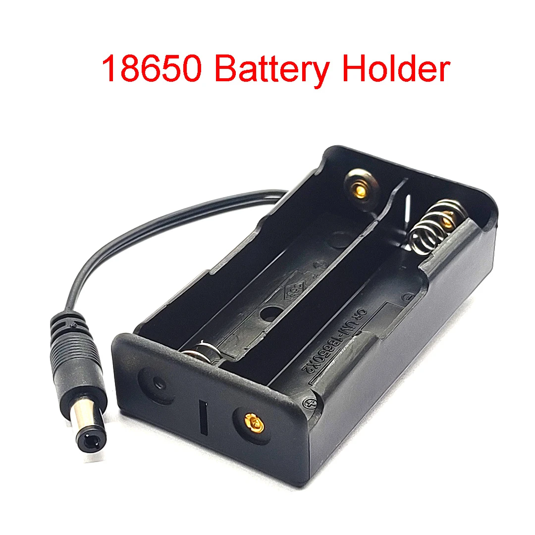 18650 Battery Holder 18650 Battery Storage Box Case For 2 x 18650 With ...
