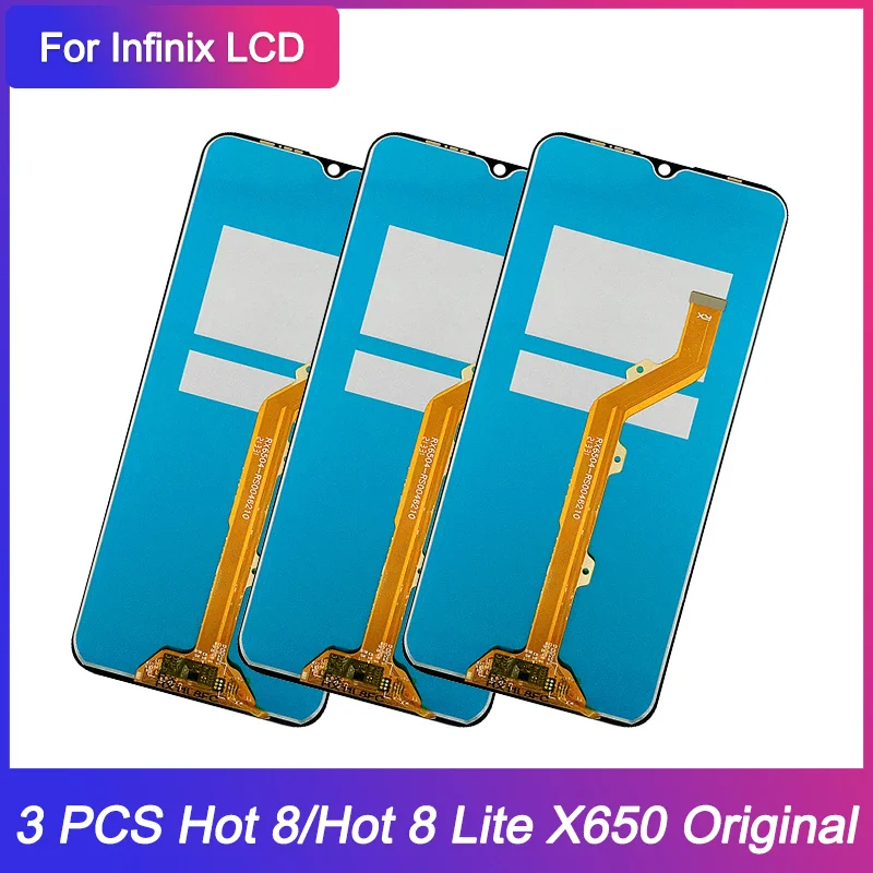 3 Piece/lot For Infinix Hot 8 X650c X650 Lcd Display Touch Screen ...