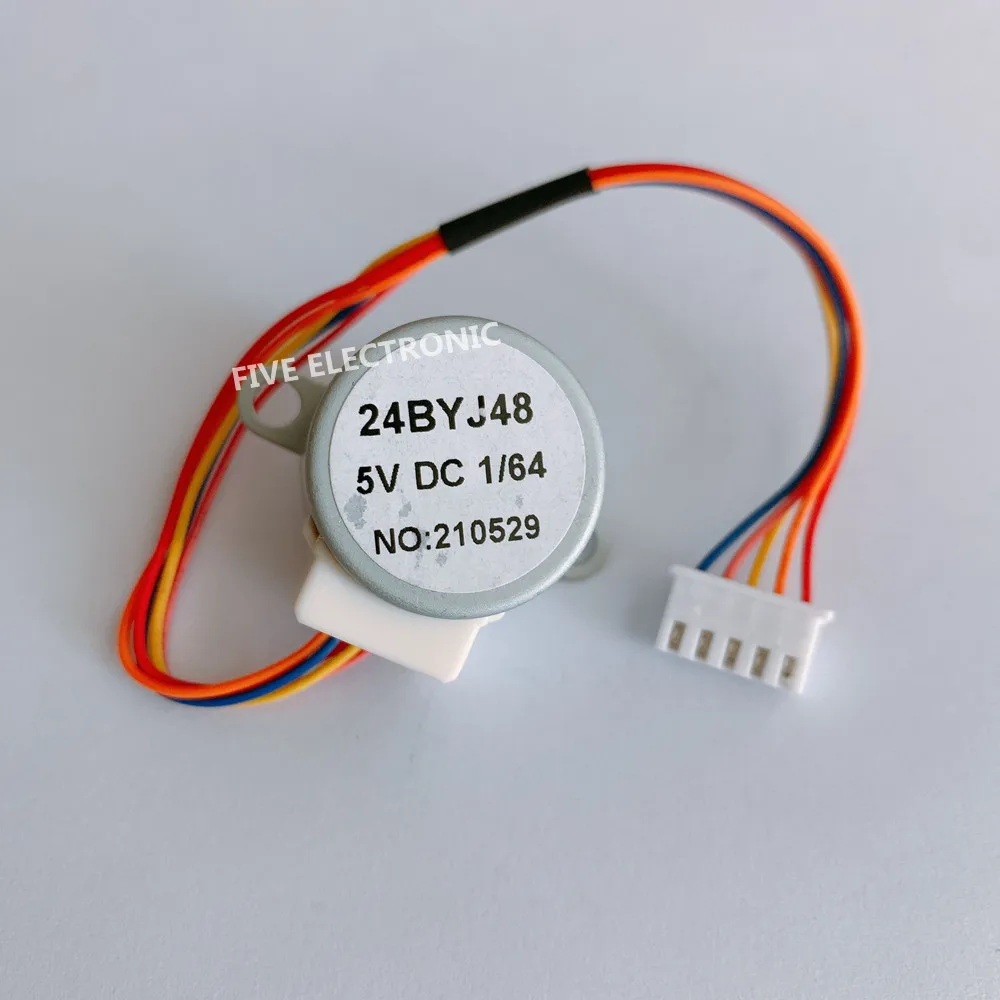 24BYJ48 5V 4 상 5 선 DC 스테퍼 모터. 공기 덕트 모터 에어컨에 사용|gear motor 5v|gear ...