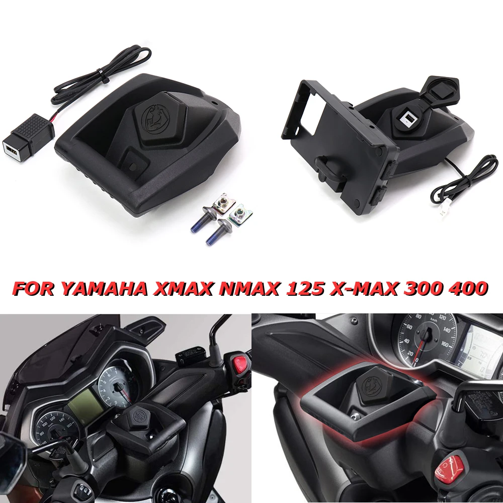Phone GPS Navigation Bracket Wireless USB Charging Port Holder Mount ...
