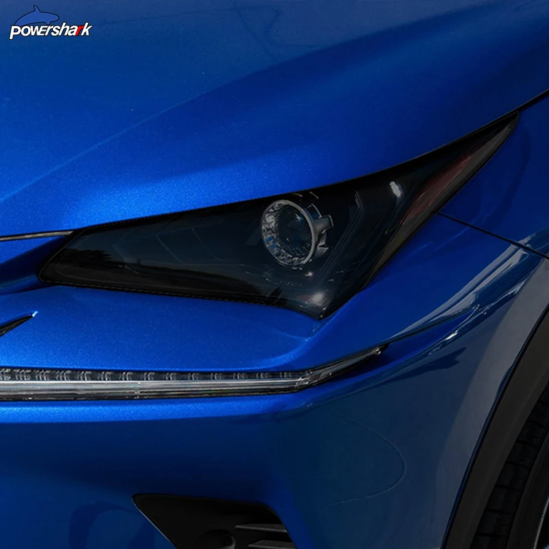 2-Pcs-Car-Headlight-Tint-Black-Protective-Film-Transparent-TPU-Sticker ...