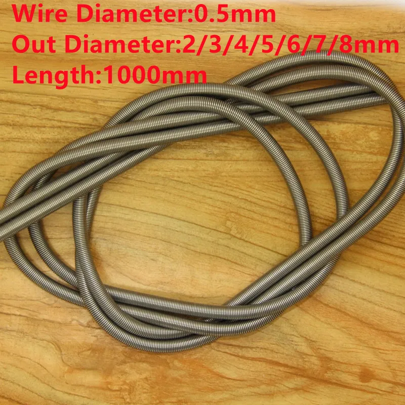 2pcs,1 Meter Custom Small Coil Tension Spring,high Quality Long ...