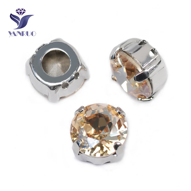 YANRUO-1357-All-Sizes-Golden-Shadow-Brilliant-Cut-Glitter-Strass-Glass ...