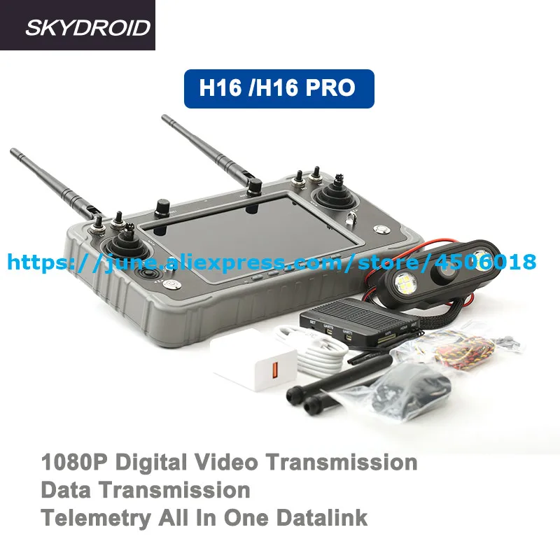 New-Skydroid-H16-Pro-2-4GHz-16CH-FHSS-20KM-1080P-Digital-Video-Data ...
