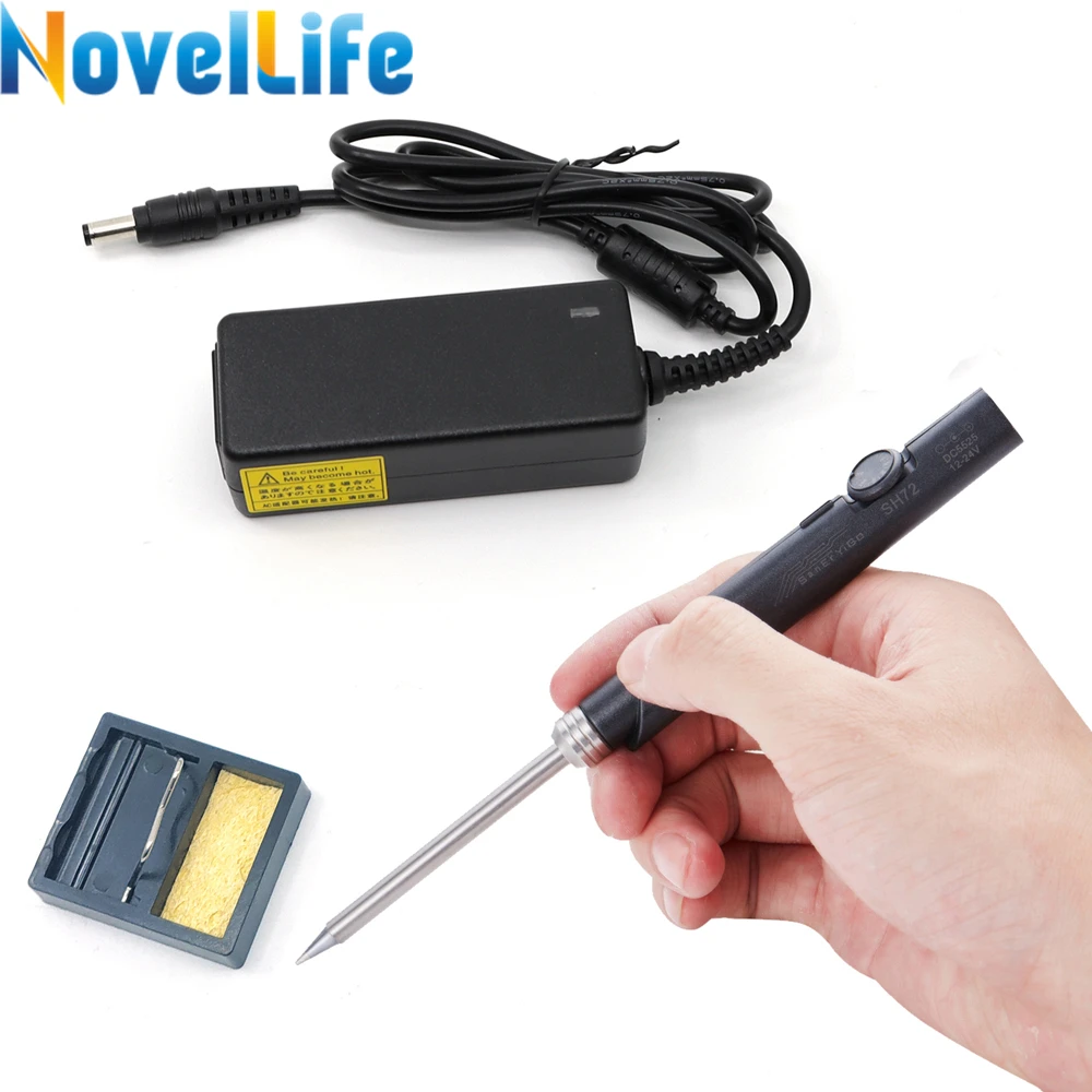 Sh72 Mini Electric Soldering Iron Adjustable Temperature Portable ...