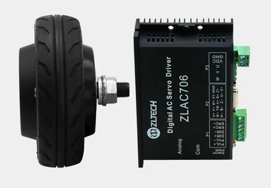 Buy New 5 Inch 24V Wheel Hub Motor Single And Double Axis Servo Drive ...