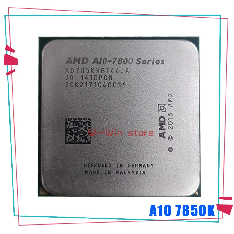 Procesador de CPU AMD A10 Series 7850 A10 7850K 3,7 GHz Quad Core, enchufe AD785KXBI44JA FM2 ...
