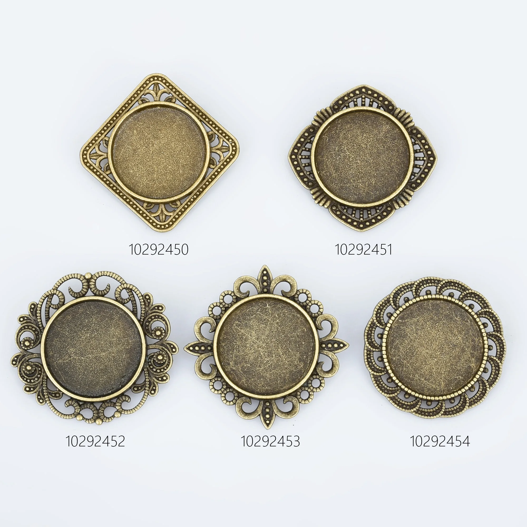 20mm Alloy brooch setting Brooch Pin Classic Style Brooch Round ...