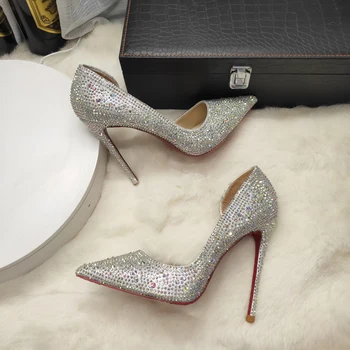 Wedding Season Bling Crystal Iriza Style Black Red Silver Genuine ...