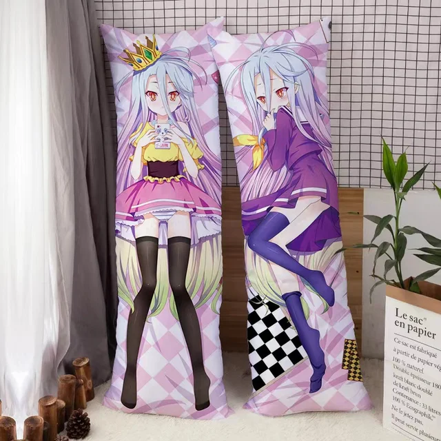 Shiro No Game No Life Dakimakura Anime Body Pillow Case, 60% OFF