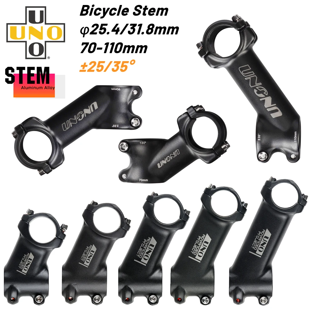 UNO-Bike-Stem-35-Degree-Mountain-Road-Bicycle-Stem-Ultralight-Stem-25-4 ...