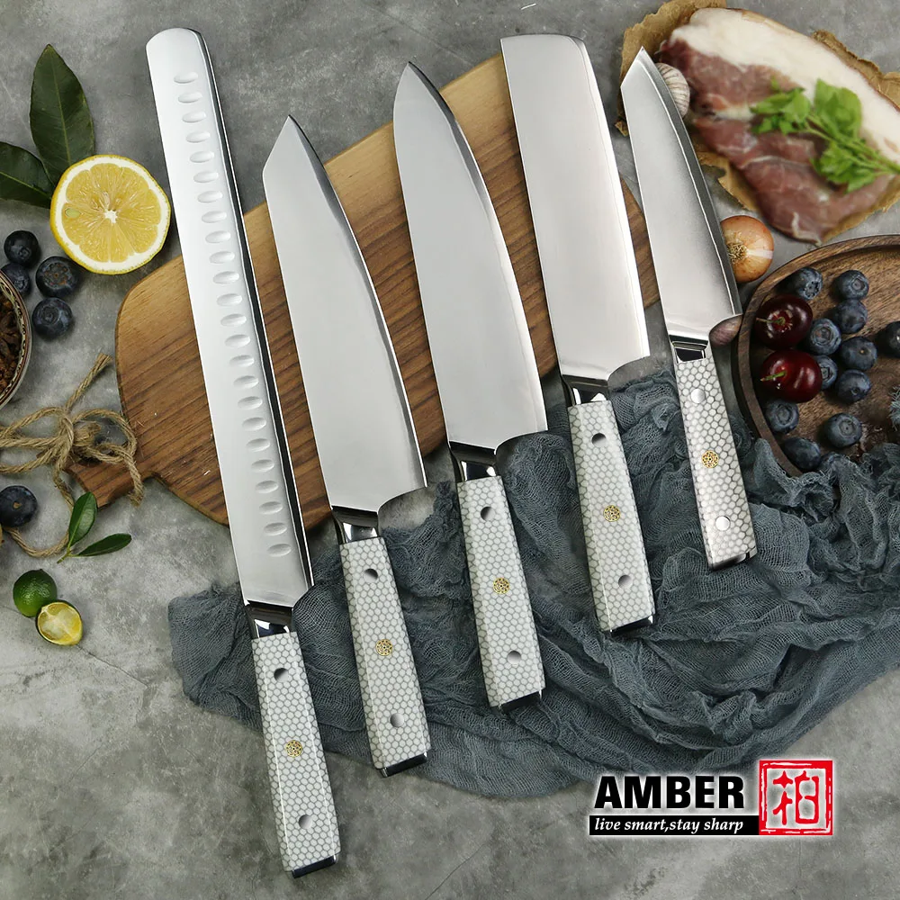 AMBER-2-5pcs-Kitchen-Knife-Set-10Cr15Mov-High-Carbon-Stainless-Steel ...