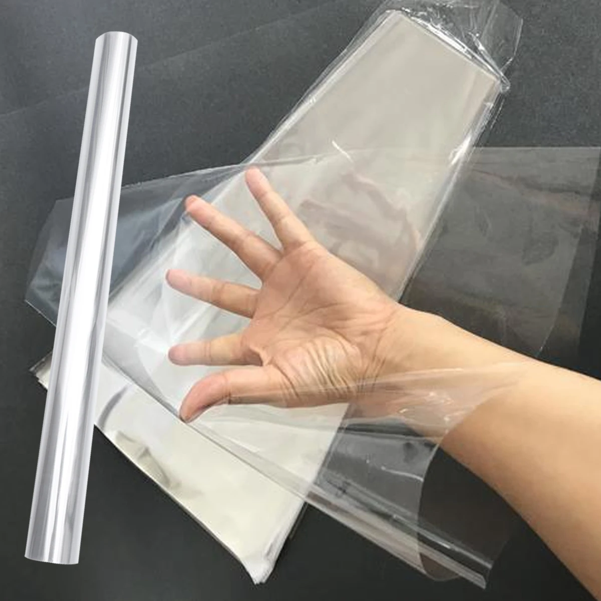 10m-X-54cm-Clear-Cellophane-Film-Wrap-Roll-Gift-Flower-Bouquet-Baskets ...