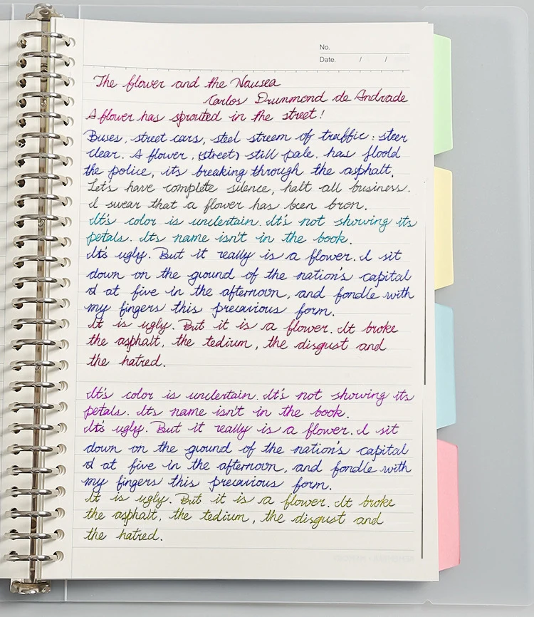 Loose Leaf Notebook Binder | School Loose Leaf Notebook | School ...