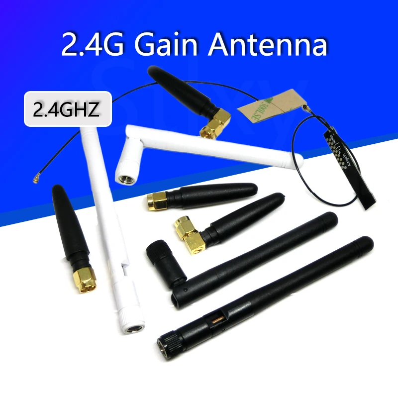 3dBi 2.4ghz WIFI Antenna SMA Male Router Bluetooth Antennas Wireless ...