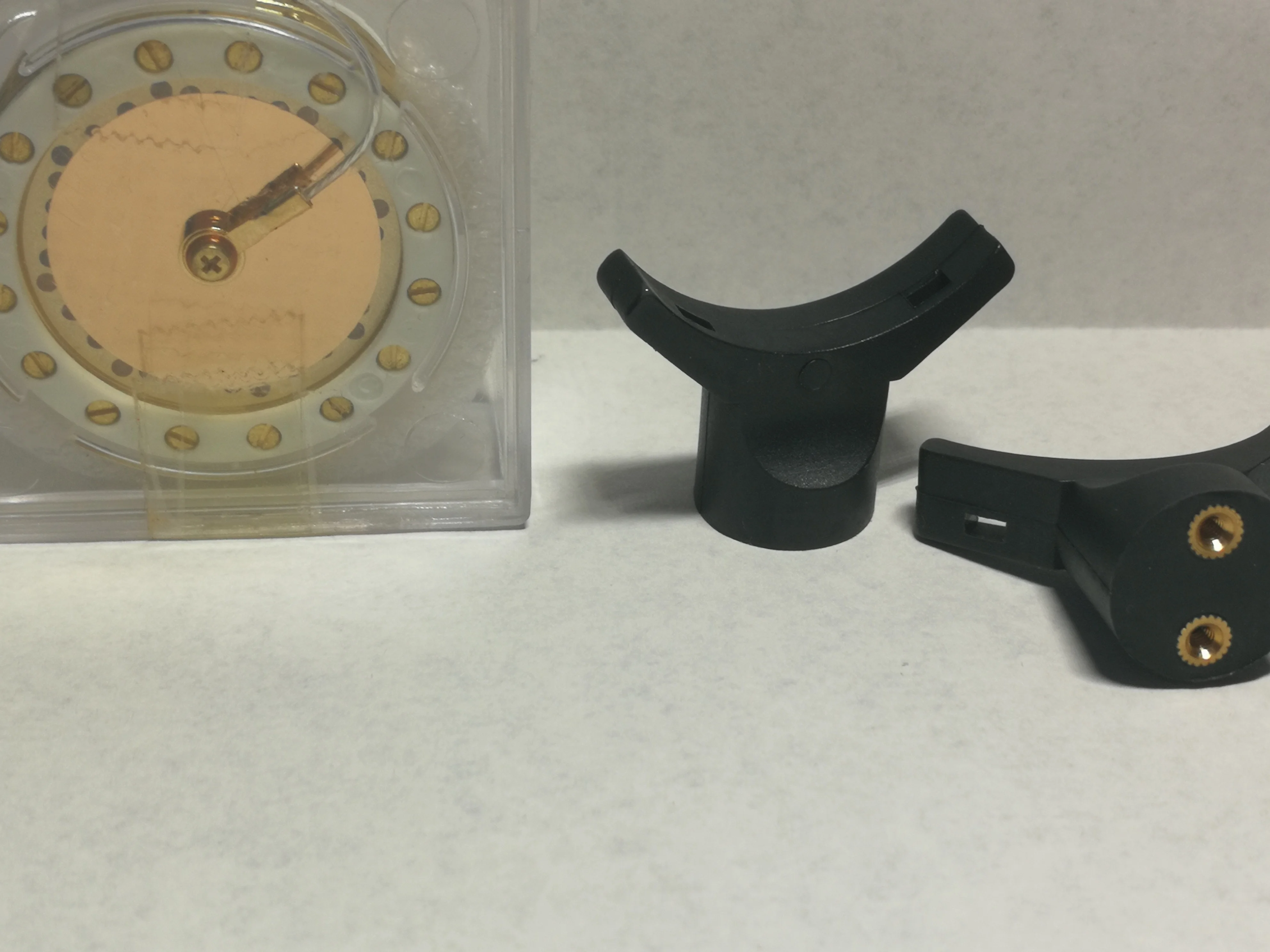 Microphone Capsule Mount 34mm Mic Capsule Saddle Black Color For Resin ...