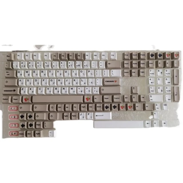 147 Keys/set GMK Classic Retro Zhuyin Keycaps PBT Dye Sublimation Gray ...