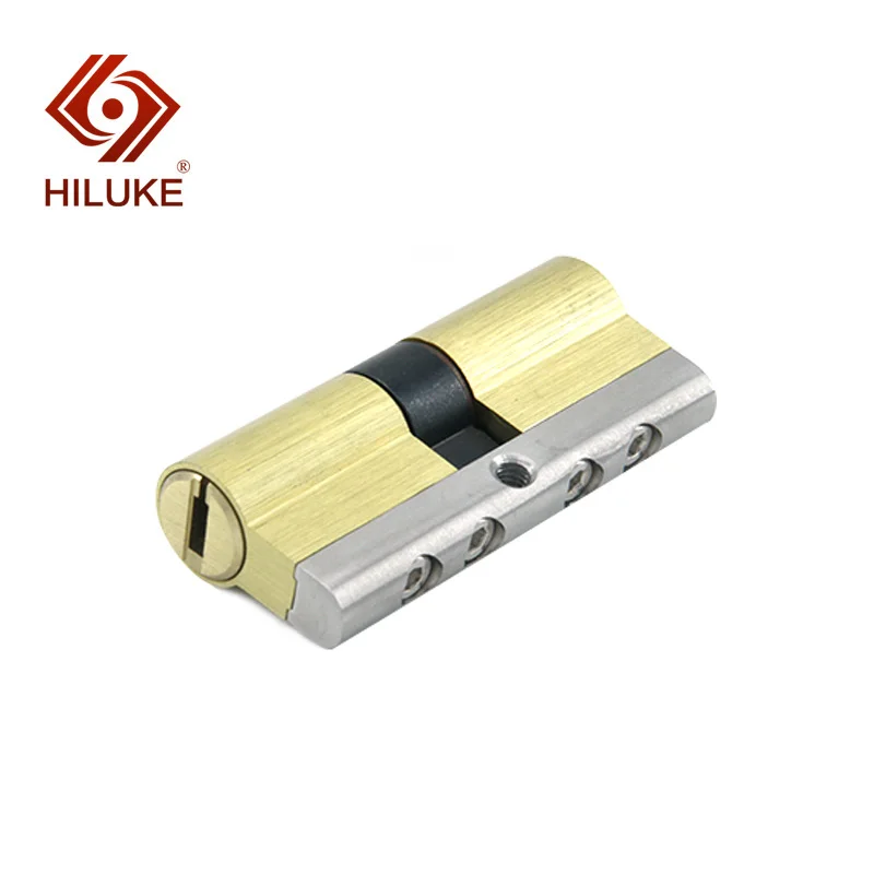 HILUKE 70mm brass alloy lock core idling security door lock double open ...