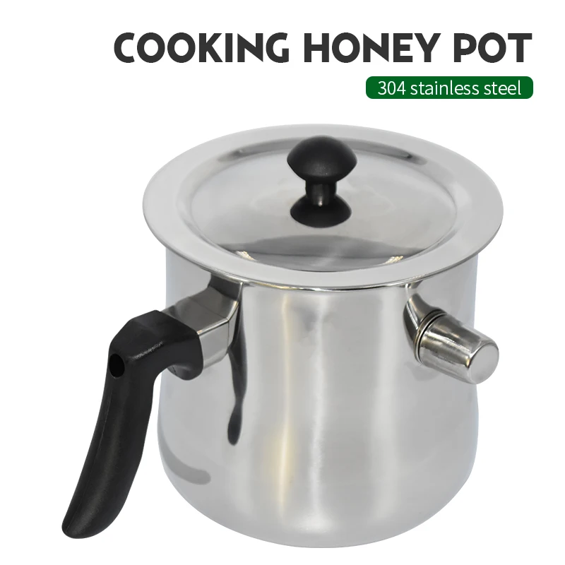 Bee Wax Melting Pot Stainless Steel Beeswax Pouring Pot Beekeeoing Tool ...
