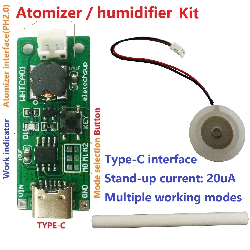 WHTCA01-DC-3-7-5V-Lithium-Battery-Type-C-USB-Mini-Humidifier-DIY-Kits ...