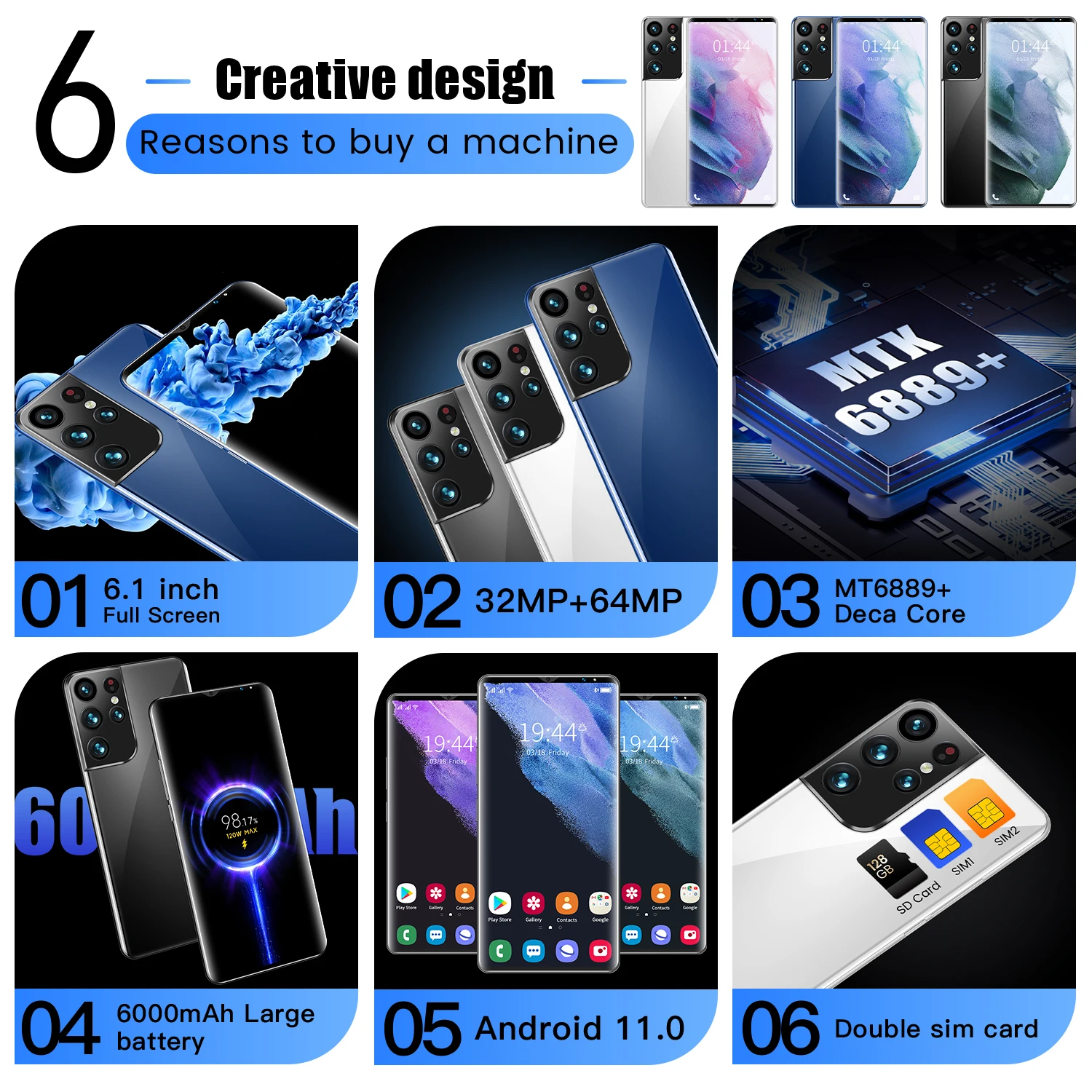 smartphone-deca-core-lte-5g-mobile-phone-s28-pro16gb-512gb-6000mah ...