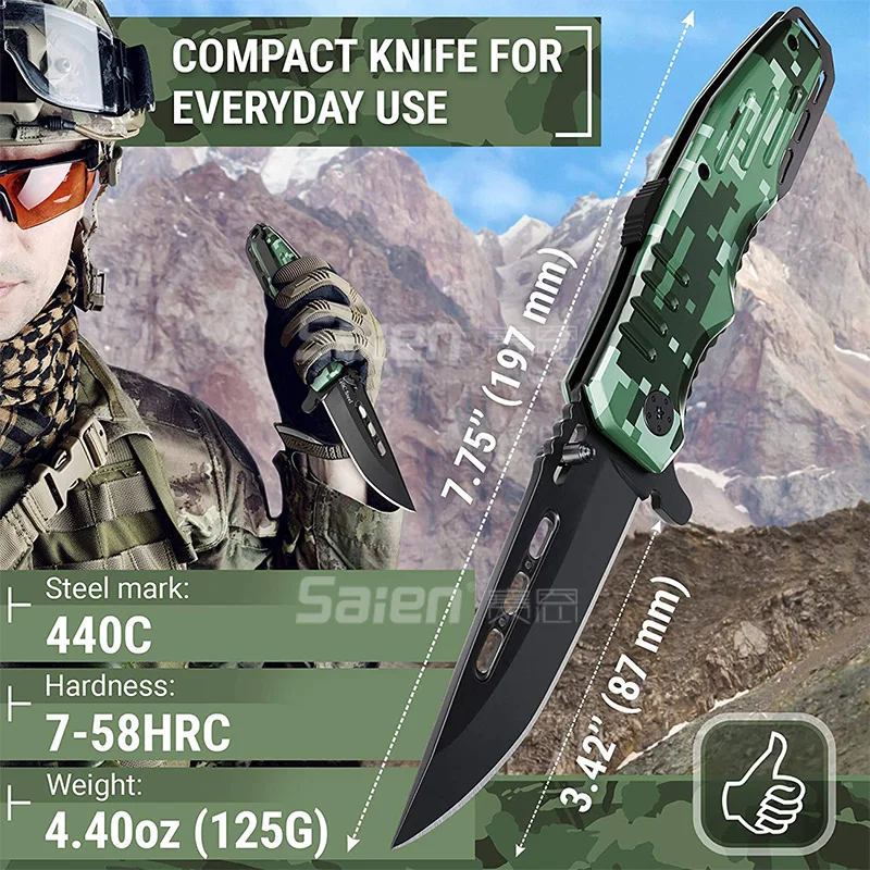 Spring Loaded Army Knives