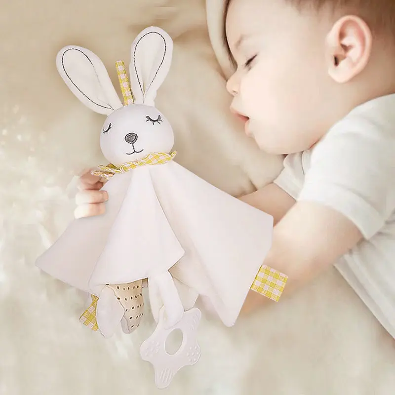 Baby Comforter Toys Bunny Plush Doudou Bebe Montessori Baby Rattles ...