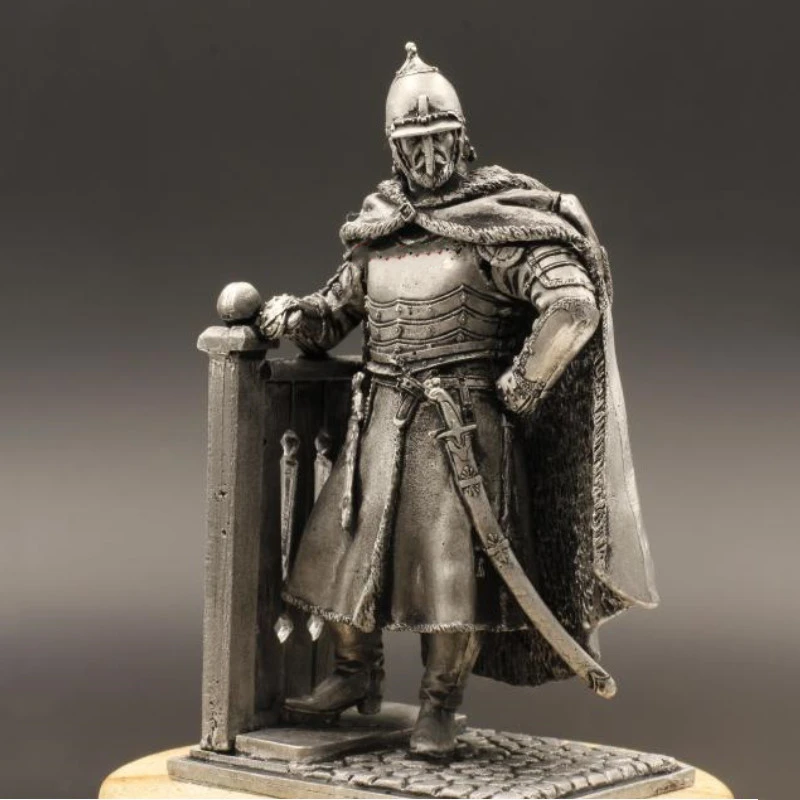 17th Century Russian Cavalry Command 1/30 60mm Tin Metal Armor Cloak ...