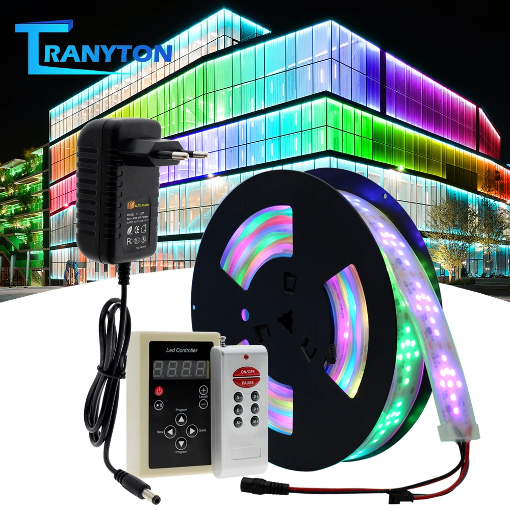 RGB Dream Color Changeable LED Strip 5050 Flowing Water Light 5M with ...