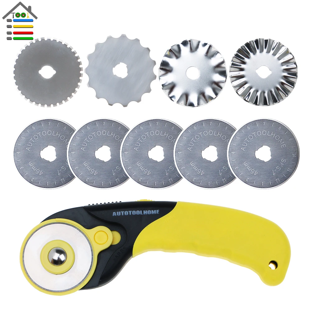 45mm-Rotary-Cutter-with-9pc-45mm-Rotary-Blade-Skip-Rotary-Blade-Pinking ...