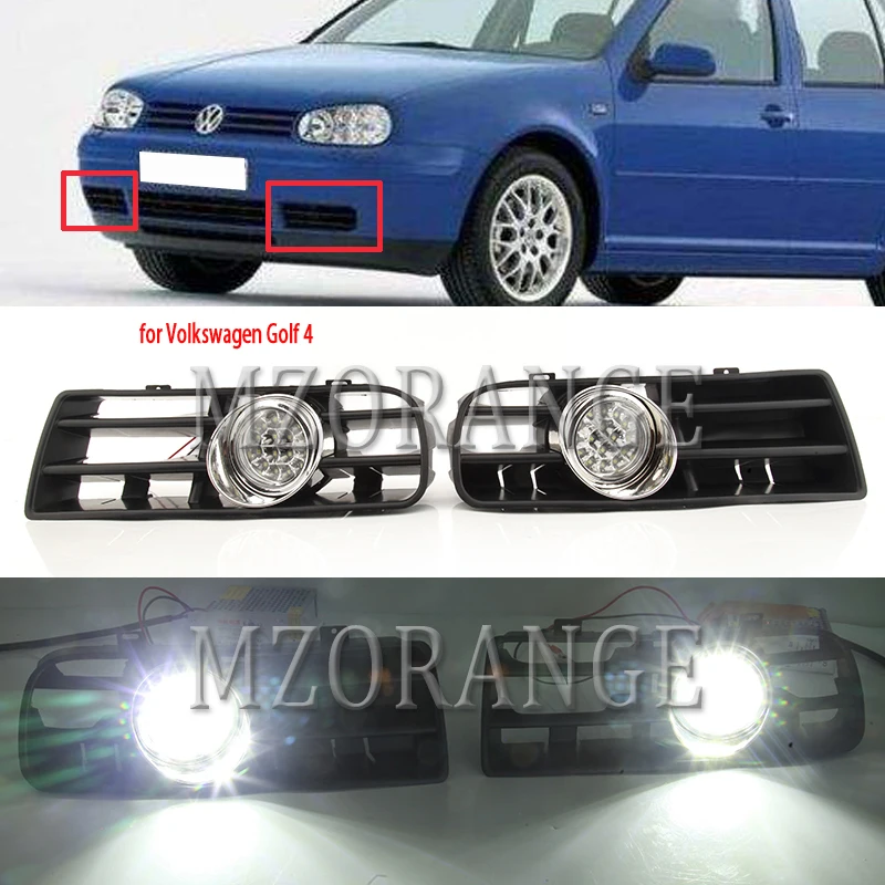 Halog-nio-Racing-Grill-para-VW-Golf-4-MK4-GTi-TDI-1997-2006-luzes-de ...