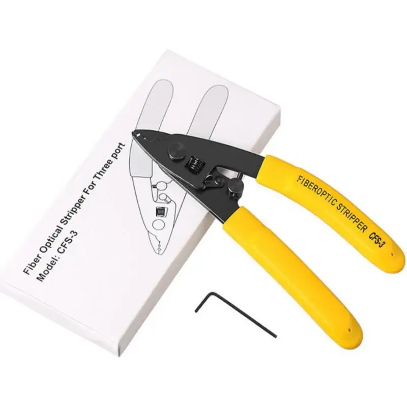 PINCE DE SERRAGE,--Pince à dénuder optique à trois ports CFS 3, dénudeurs de fil pour outils ...