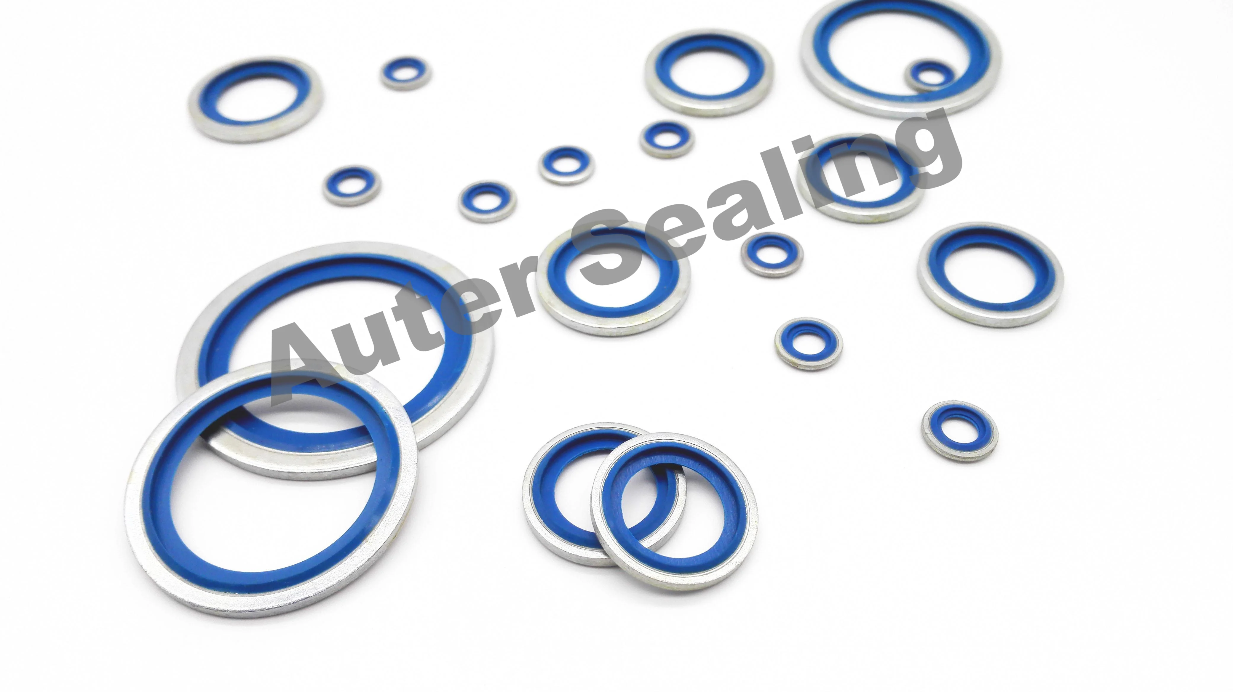 BSP 3/4'' 3/8" Metal + NBR each 15pcs Bonded Seal Washer Impact