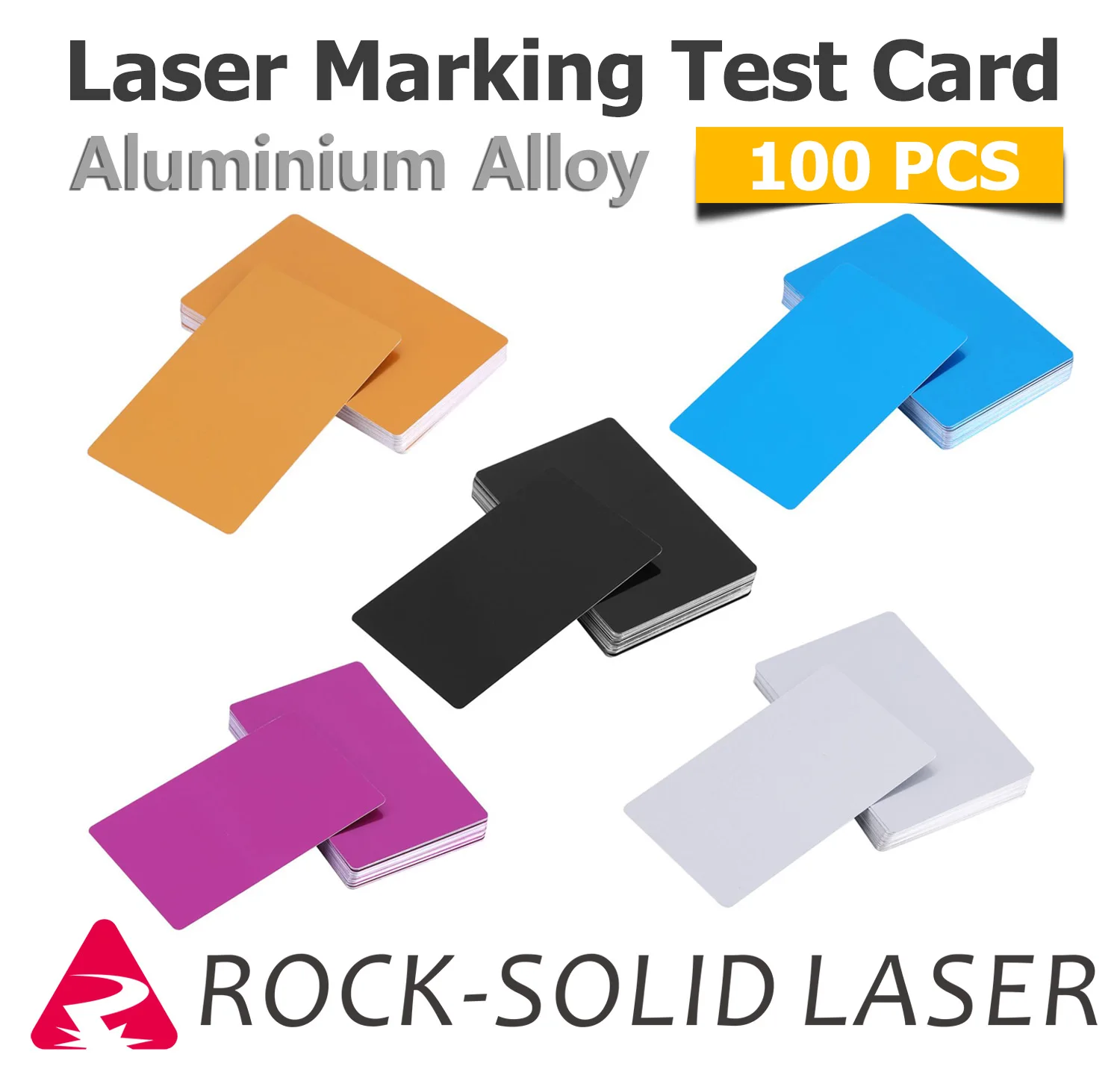 Aluminum Alloy Laser Marking Machine Test Card Business Name Cards ...