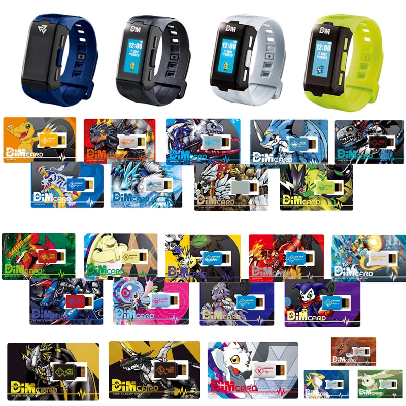 Bandai Genuine Digimon Adventure Color Screen Watch Life Bracelet ...