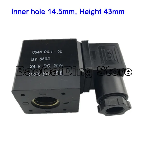 Solenoid Water Valve Coil 0545 00.1-00/5802 BV5802 Inner Hole 14.5mm ...