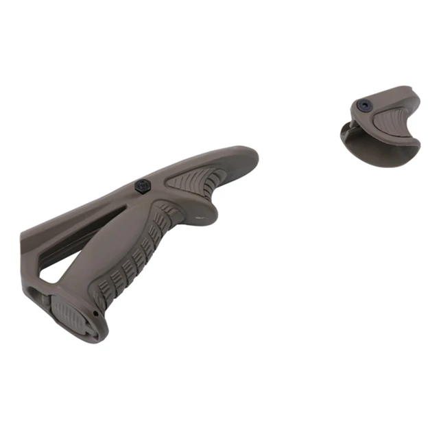 Tactical Airsoft Foregrip Nylon Handle Grip Triangle Holder 20mm Rail ...
