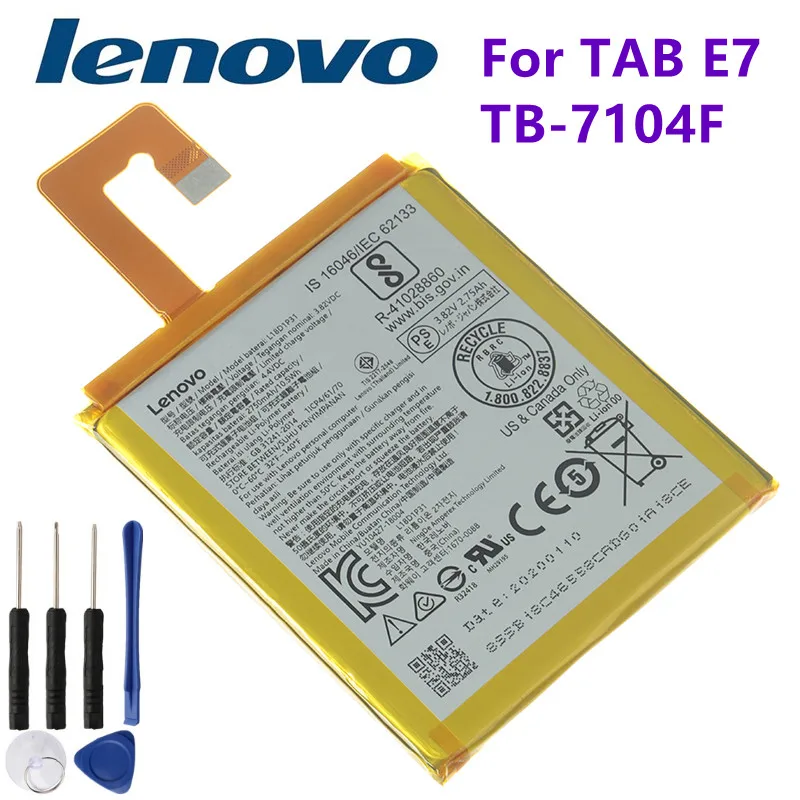 Original-High-Quality-L18D1P31-2750mAh-Battery-For-Lenovo-TAB-E7-TB ...
