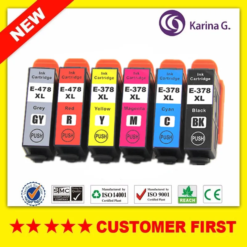 New Compatible For Epson 378XL T378XL 478XL T478XL ink cartridge Suit ...