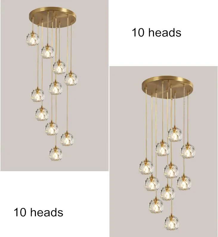 Luxury Crystal Ball LED Ceiling Chandelier – NYRALONDON