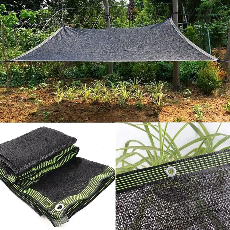 Black 3pin 45% Shading Outdoor HDPE Anti UV Sun Shading Net Greenhouse ...