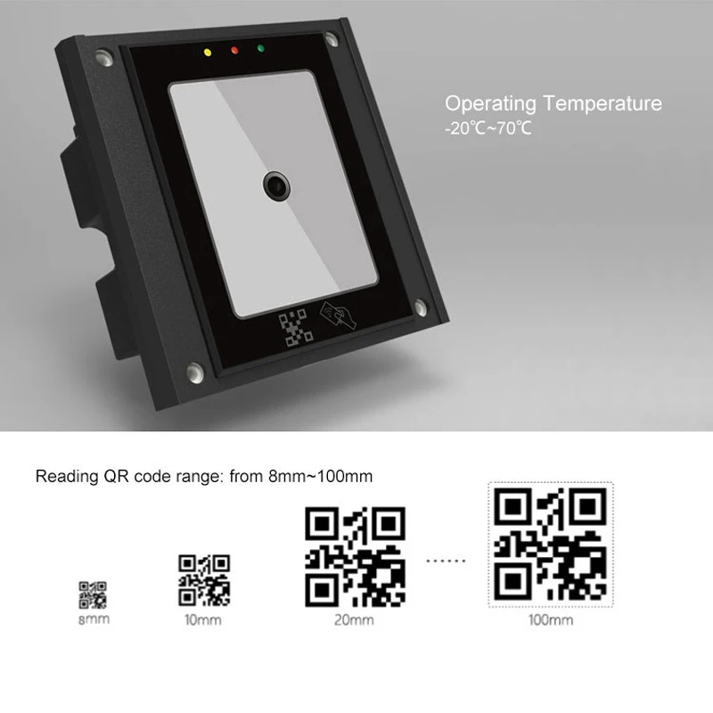 QR Code RFID Reader QR Code Reader RFID USB Wiegand Scanner Card Reader ...