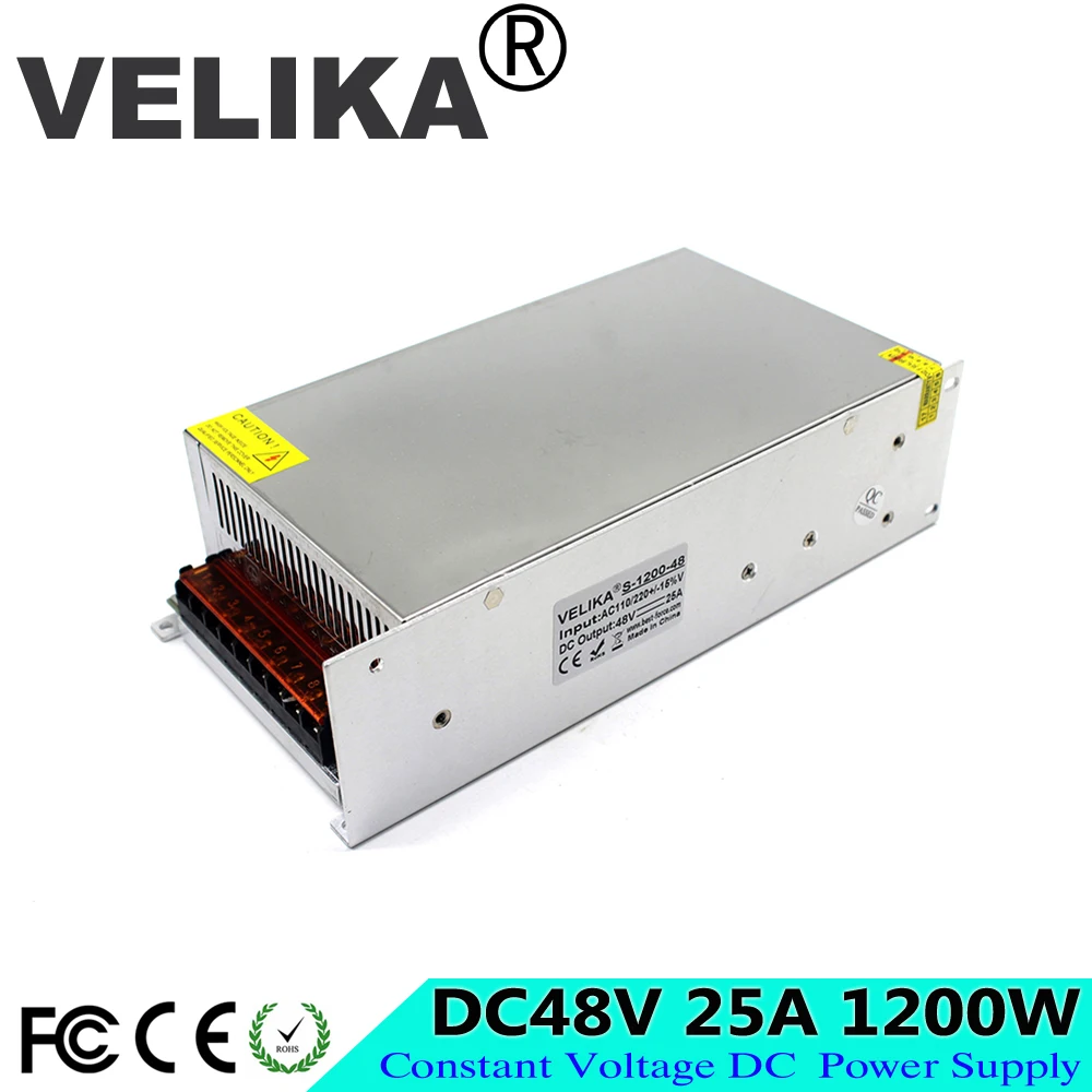 Interruptor de fuente de alimentación 24V DC 12V 15V 18V 36V 48V 60W ...