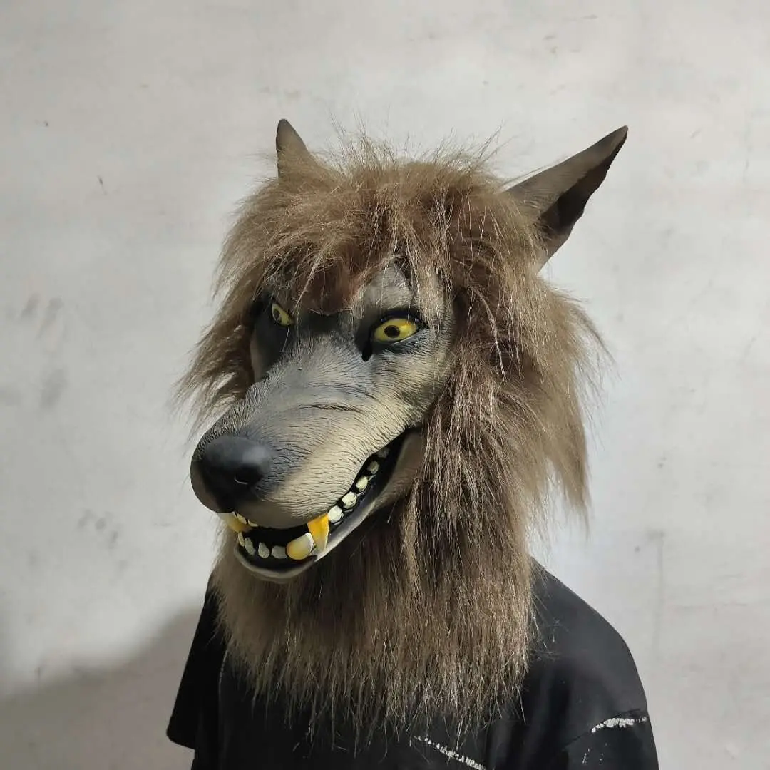 Realistic Wolf Mask